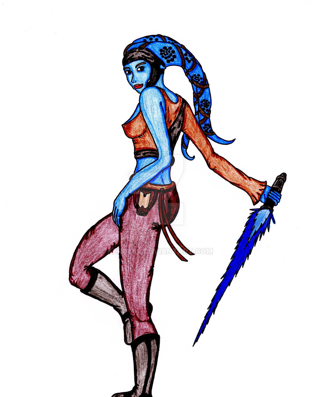 Aayla Secura By Kero360 On Deviantart