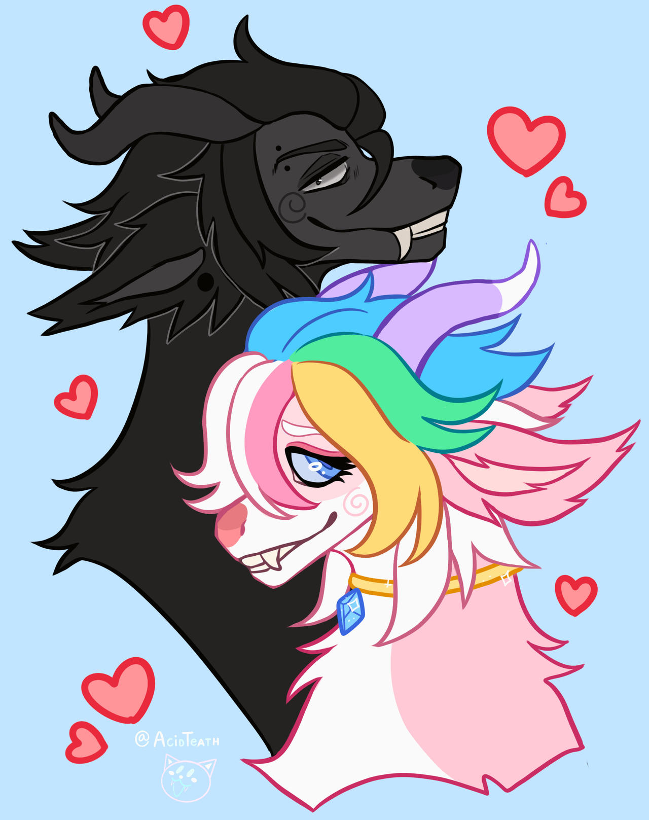 Anubis And His Wife By Acidteath On Deviantart