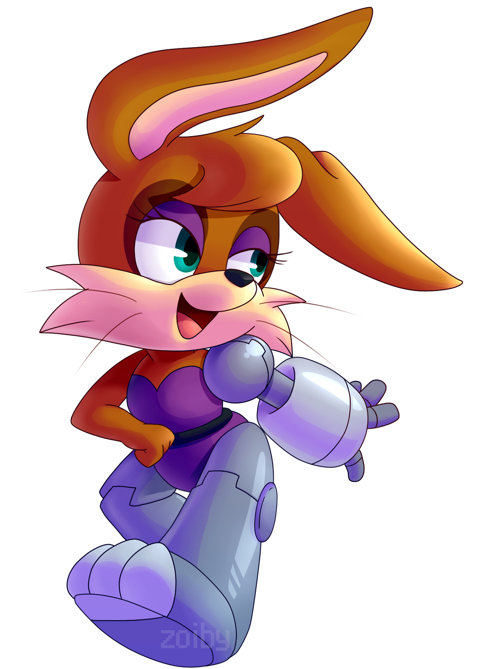 Bunnie Rabbot Satam Sonic By Zoiby On Deviantart