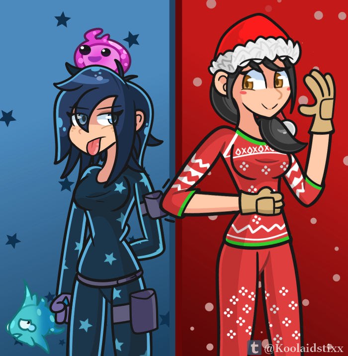 Astra And Pj Fortnite By Koolaiqart On Deviantart