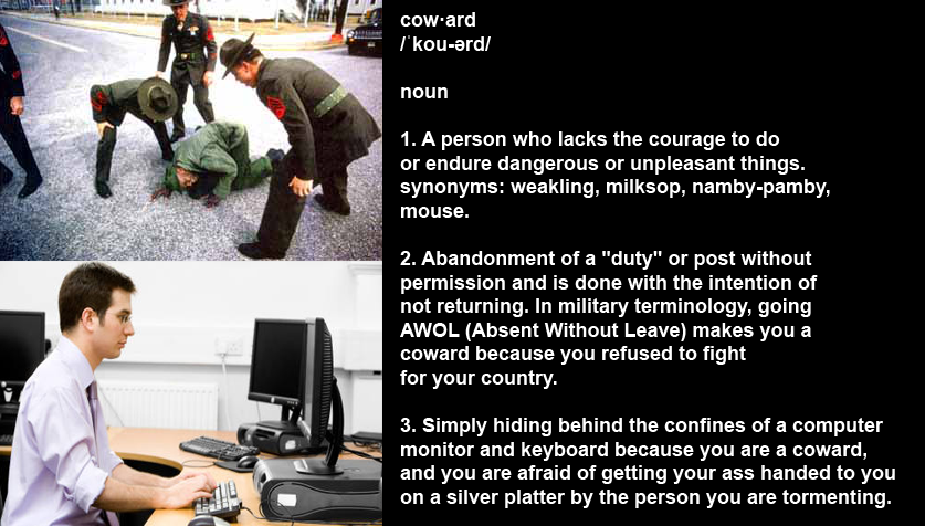 The Definition Of A Coward By TheLadyBlackWolf On DeviantArt the-definition-of-a-coward-by-theladyblackwolf-on-deviantart