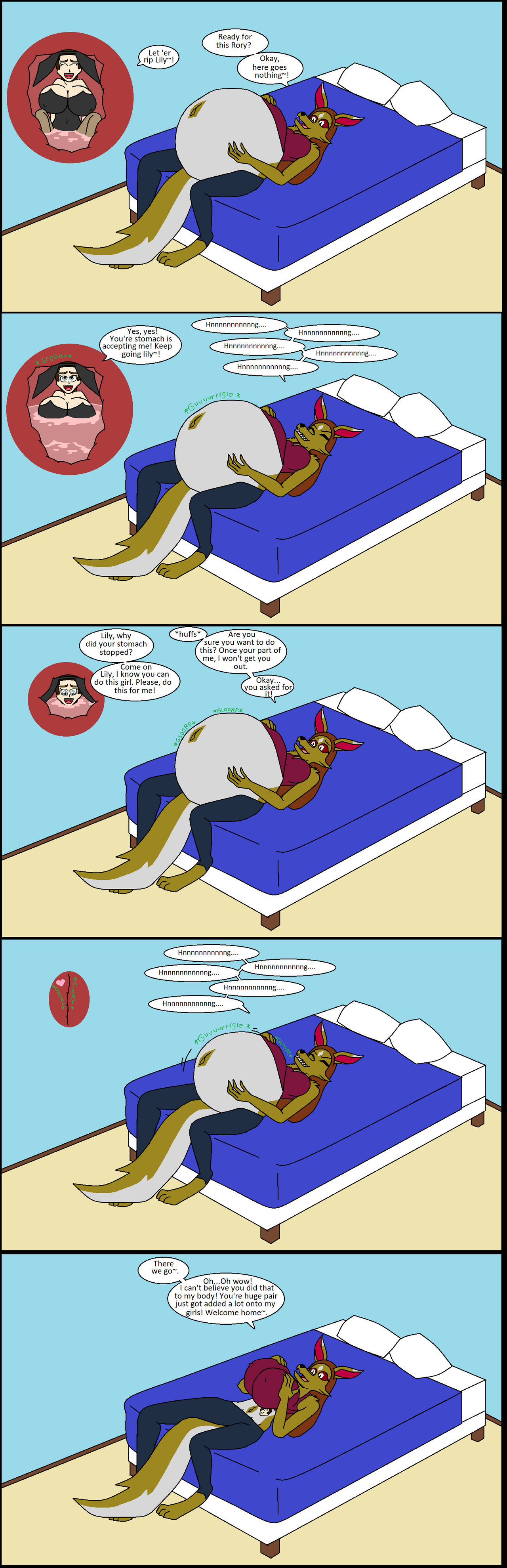 Lily Absorbs Rory By Flipfounder77 On Deviantart