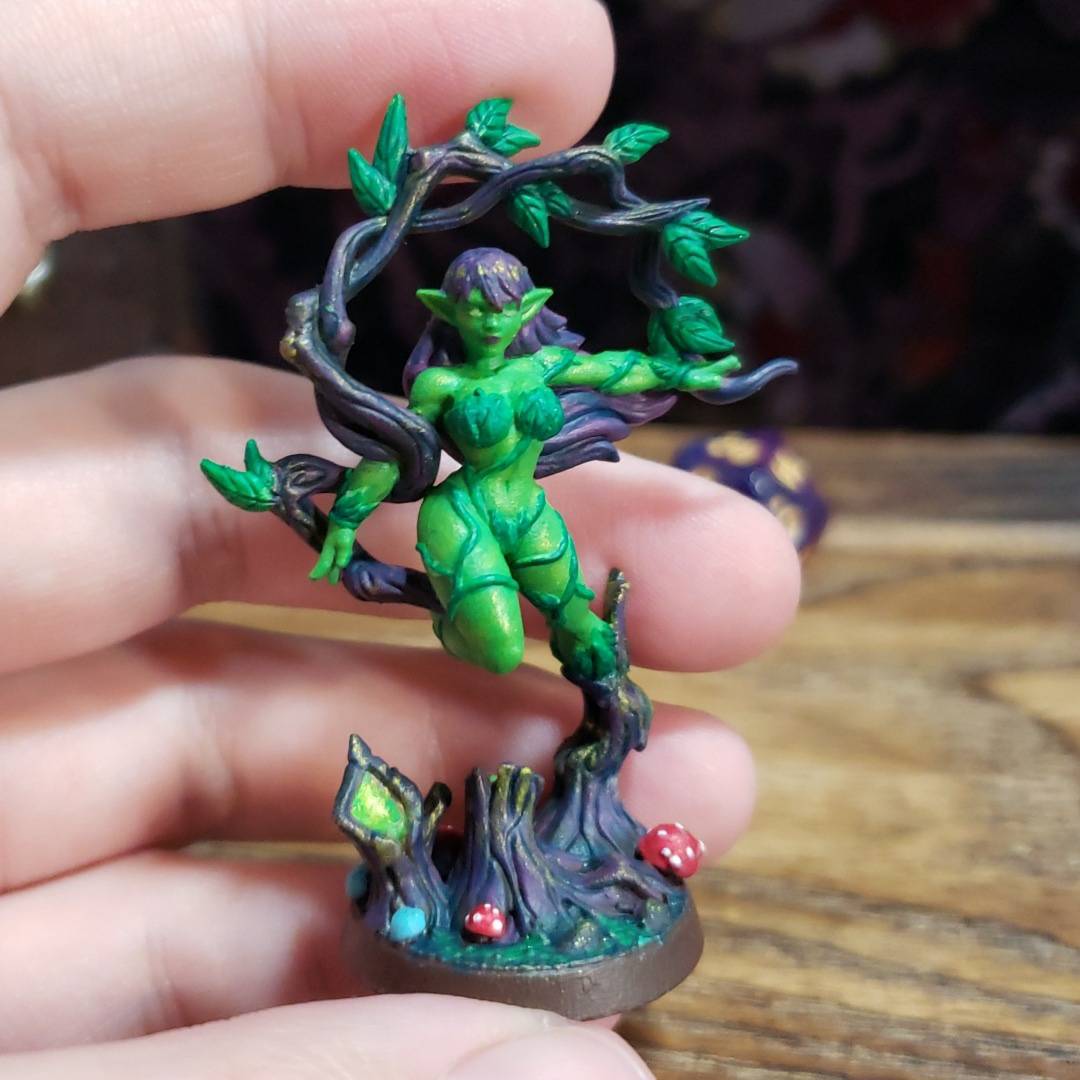 Dryad Miniature By Hollyrosebriar On Deviantart