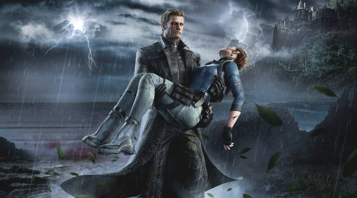 Commission Jill X Wesker By Demonleon3d On Deviantart
