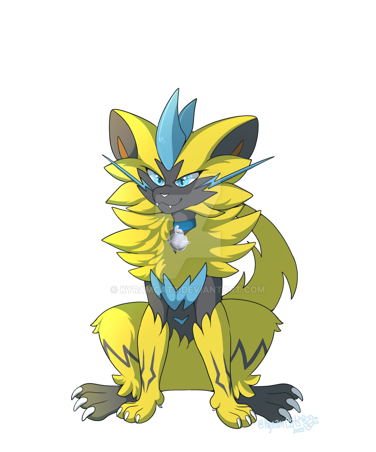 Zeraora By Kyramcats On Deviantart