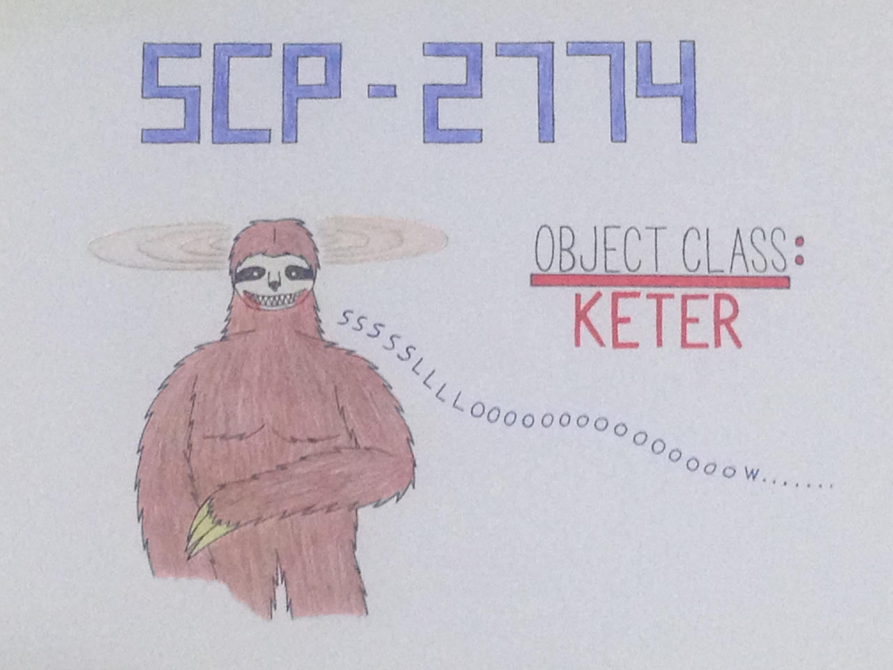 The Slow Burn Sloth (SCP-2774) by DON2602 on DeviantArt The Slow Burn Sloth (SCP-2774) by DON2602 on DeviantArt