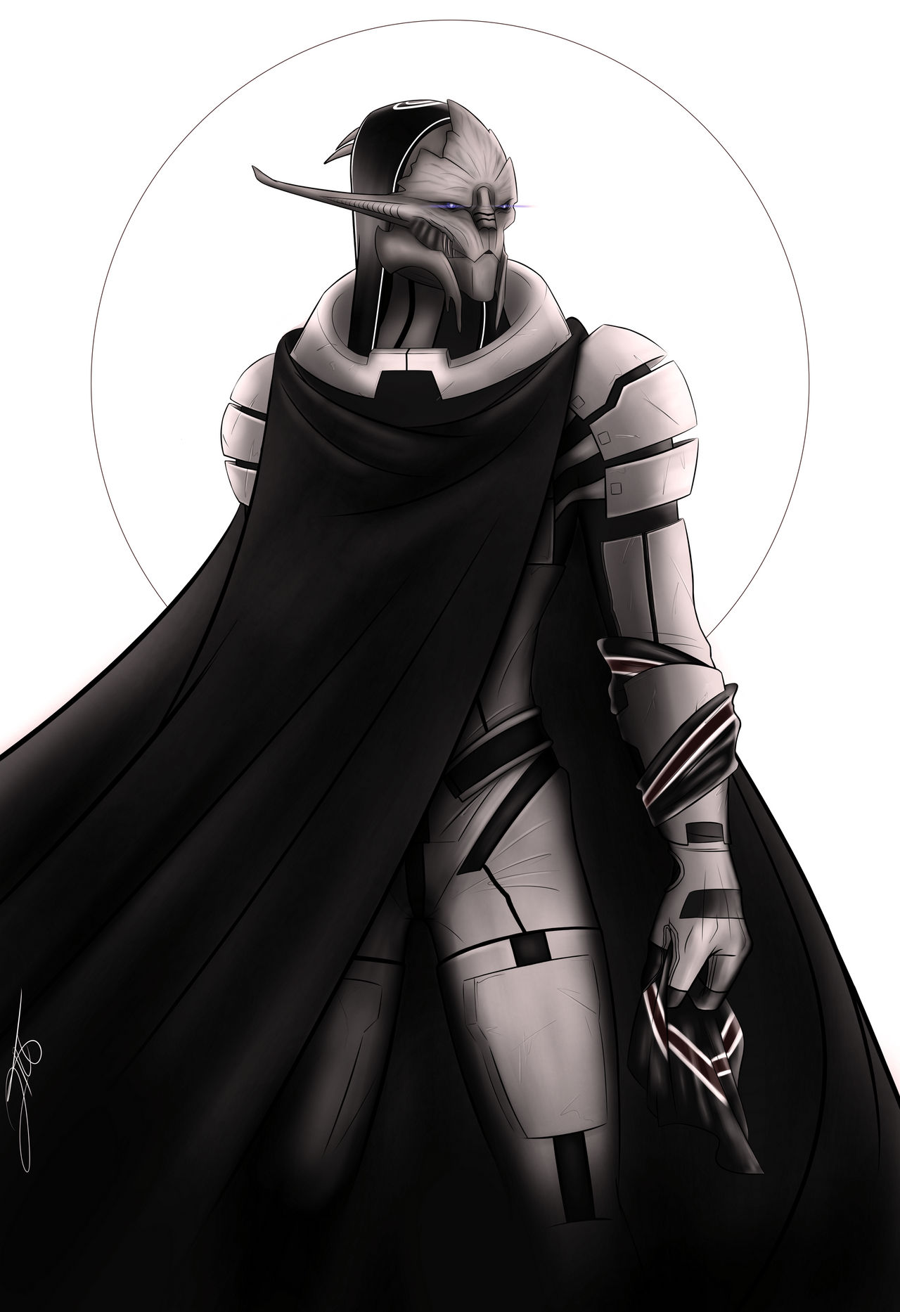 Saren Arterius My Heart Burns By Lrtrevelyan On Deviantart