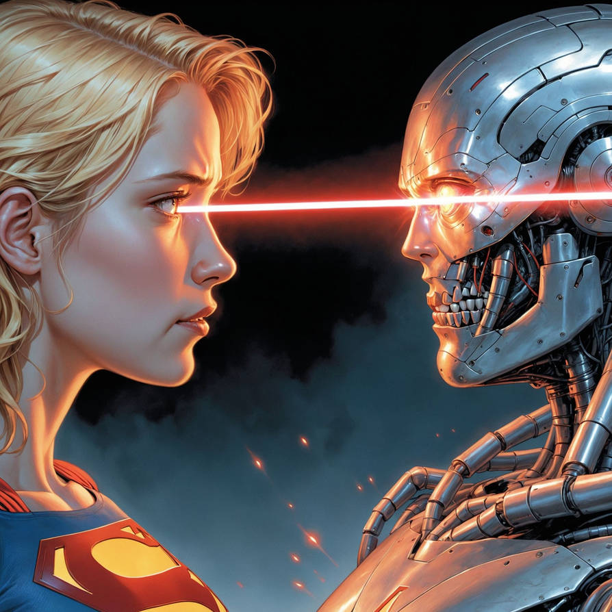 Supergirl Wins The Heat Vision Duel 07 By Comingfromouterspace On Deviantart