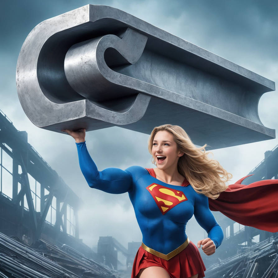 Supergirl Does Feel The Bending Steel 04 By Comingfromouterspace On