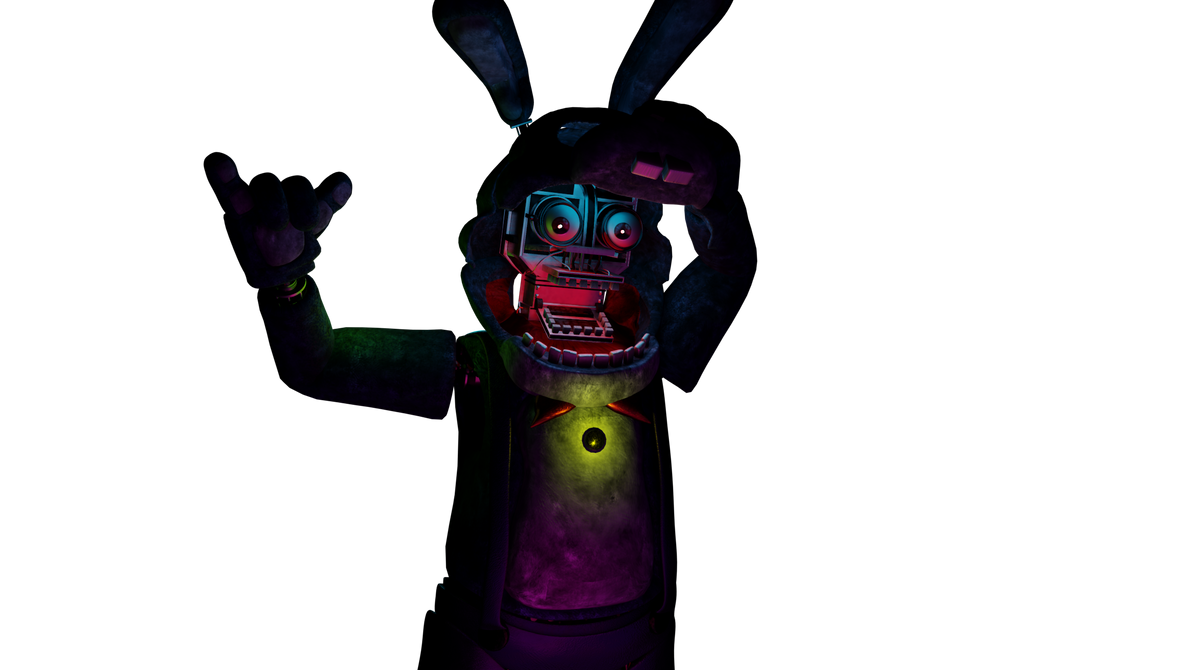 Fnaf Plus Bonnie Render By Gl1tchf0xy On Deviantart