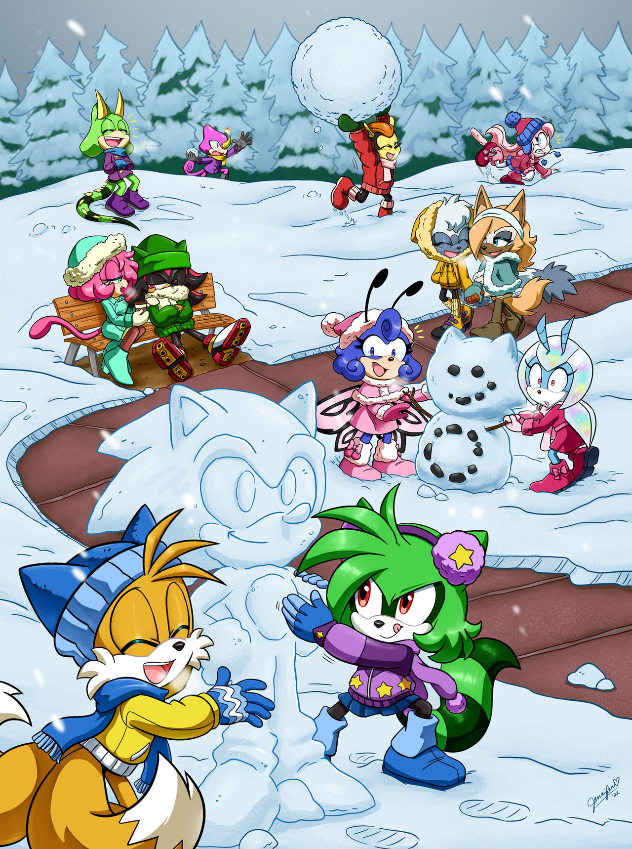 Seasons Greetings By Chibi Jen Hen On Deviantart