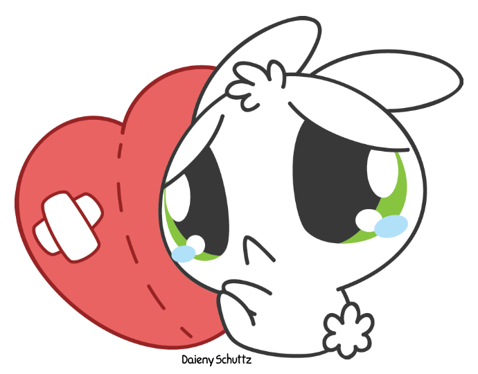 Broken Heart Bunny By Daieny On Deviantart