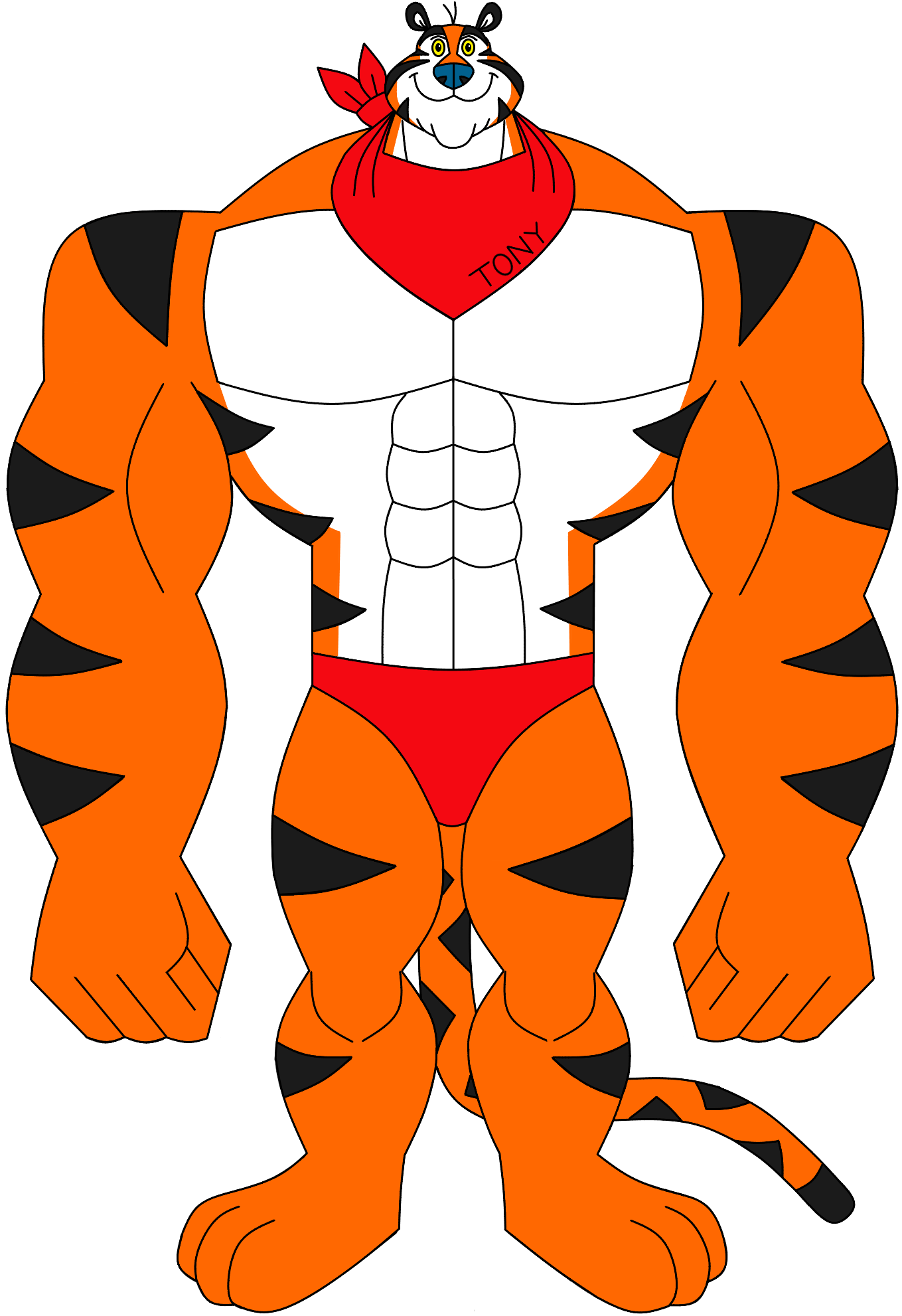 Tony The Tiger By Blackwolf83 On Deviantart