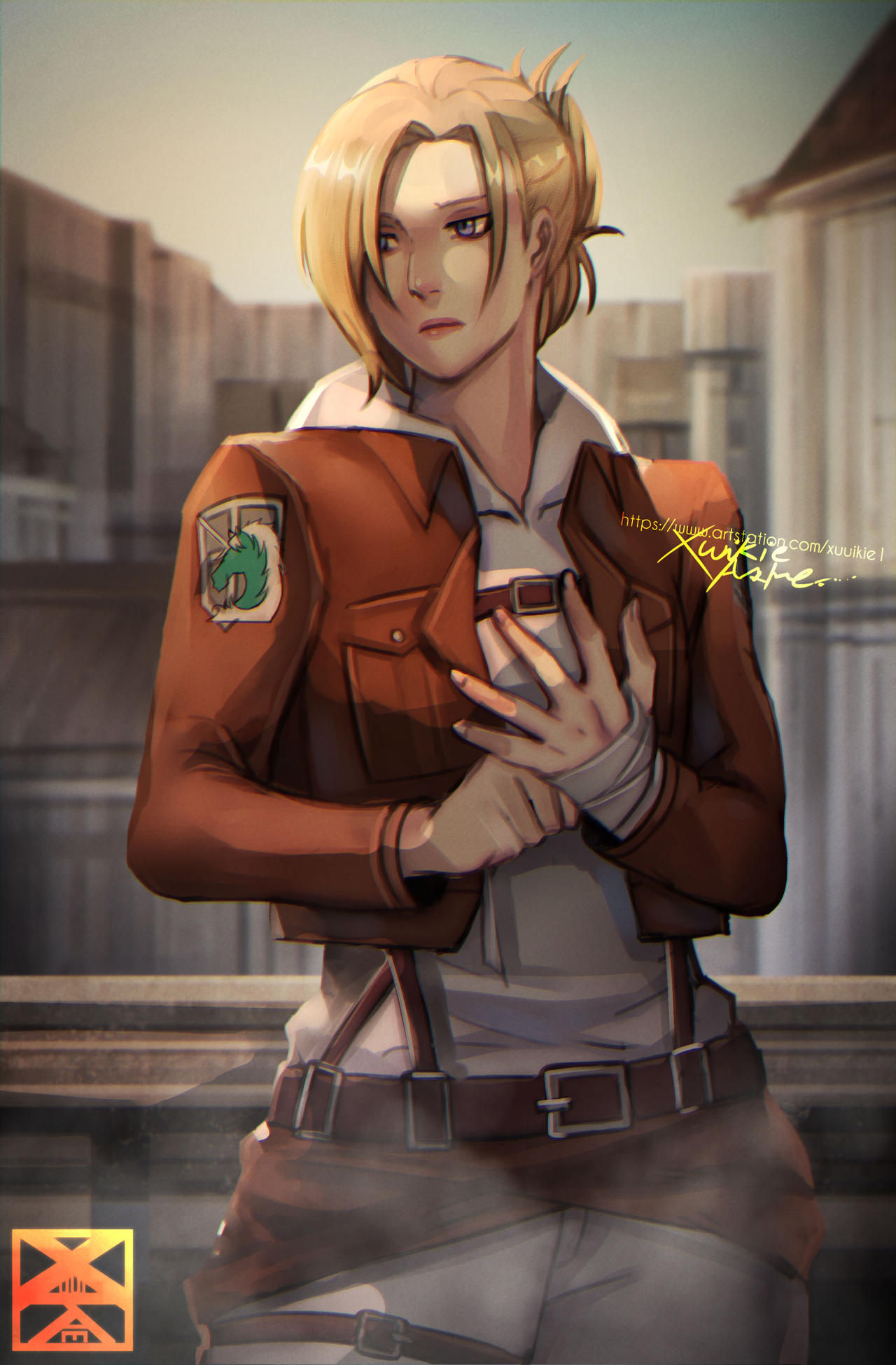 Annie Leonhart By Xuuikie On Deviantart
