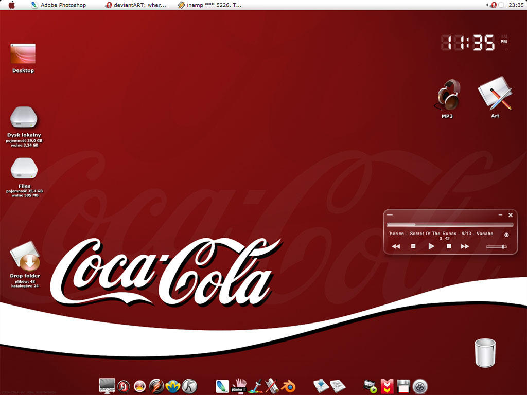 Coca Cola Desktop 23 12 06 by MacRebisz on DeviantArt