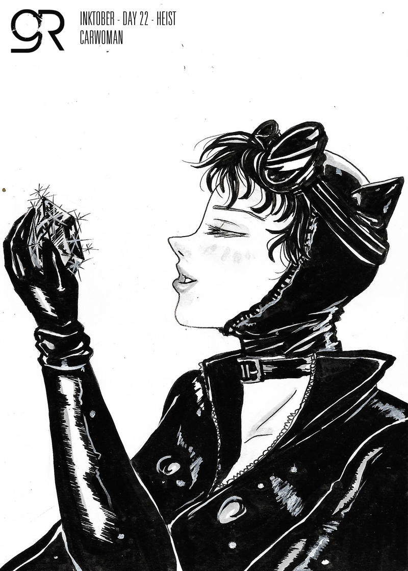 InkTober 2022_Day 22_Heist_Catwoman by RawrelGR on DeviantArt InkTober 2022_Day 22_Heist_Catwoman by RawrelGR on DeviantArt