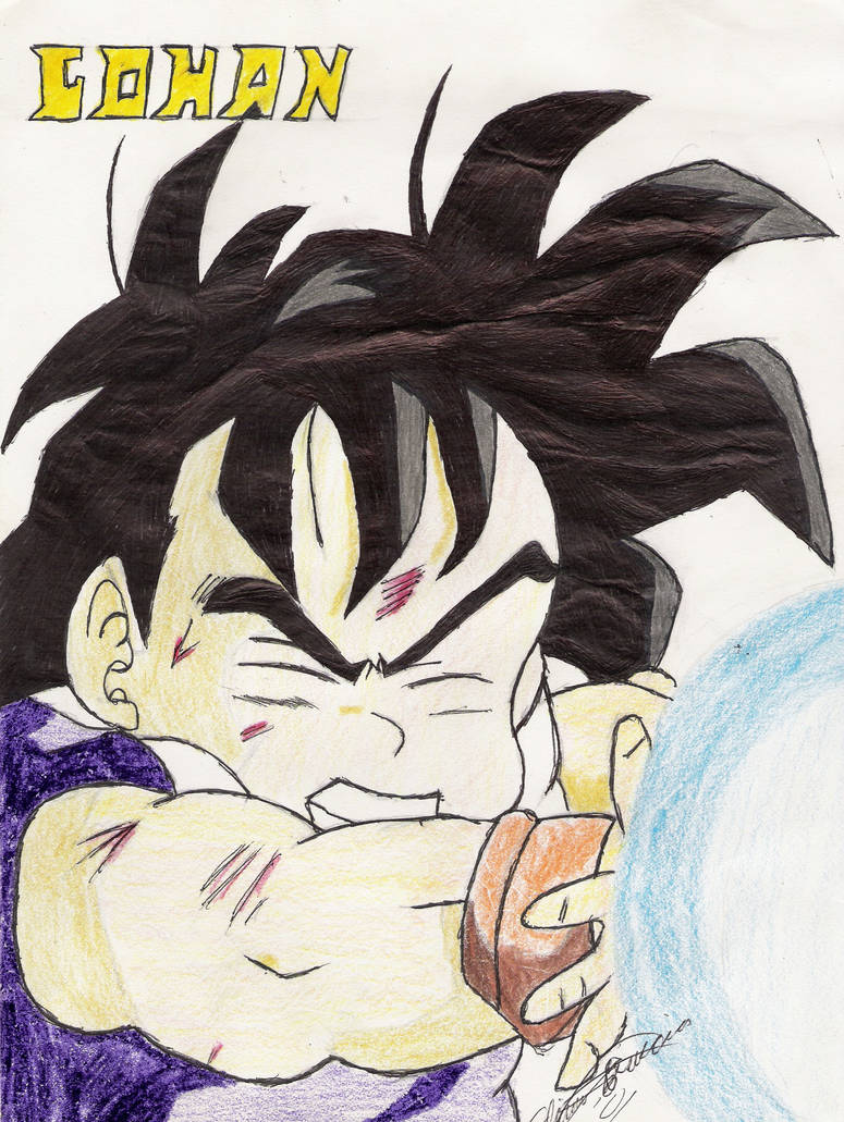 Gohan battle damaged by WeirdArtist on DeviantArt