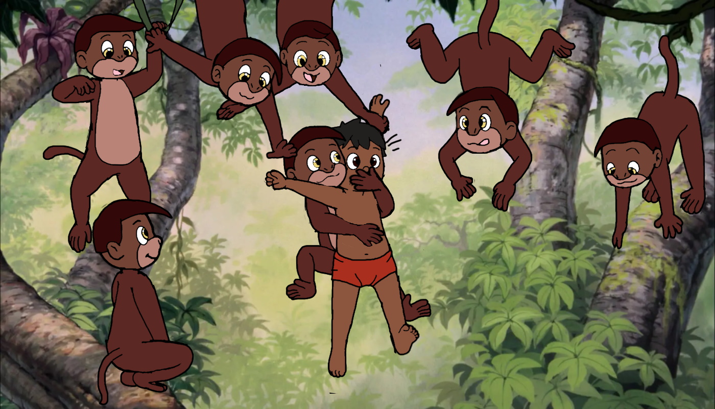 Mowgli And Monkeys by vasilia95 on DeviantArt Mowgli And Monkeys by vasilia95 on DeviantArt