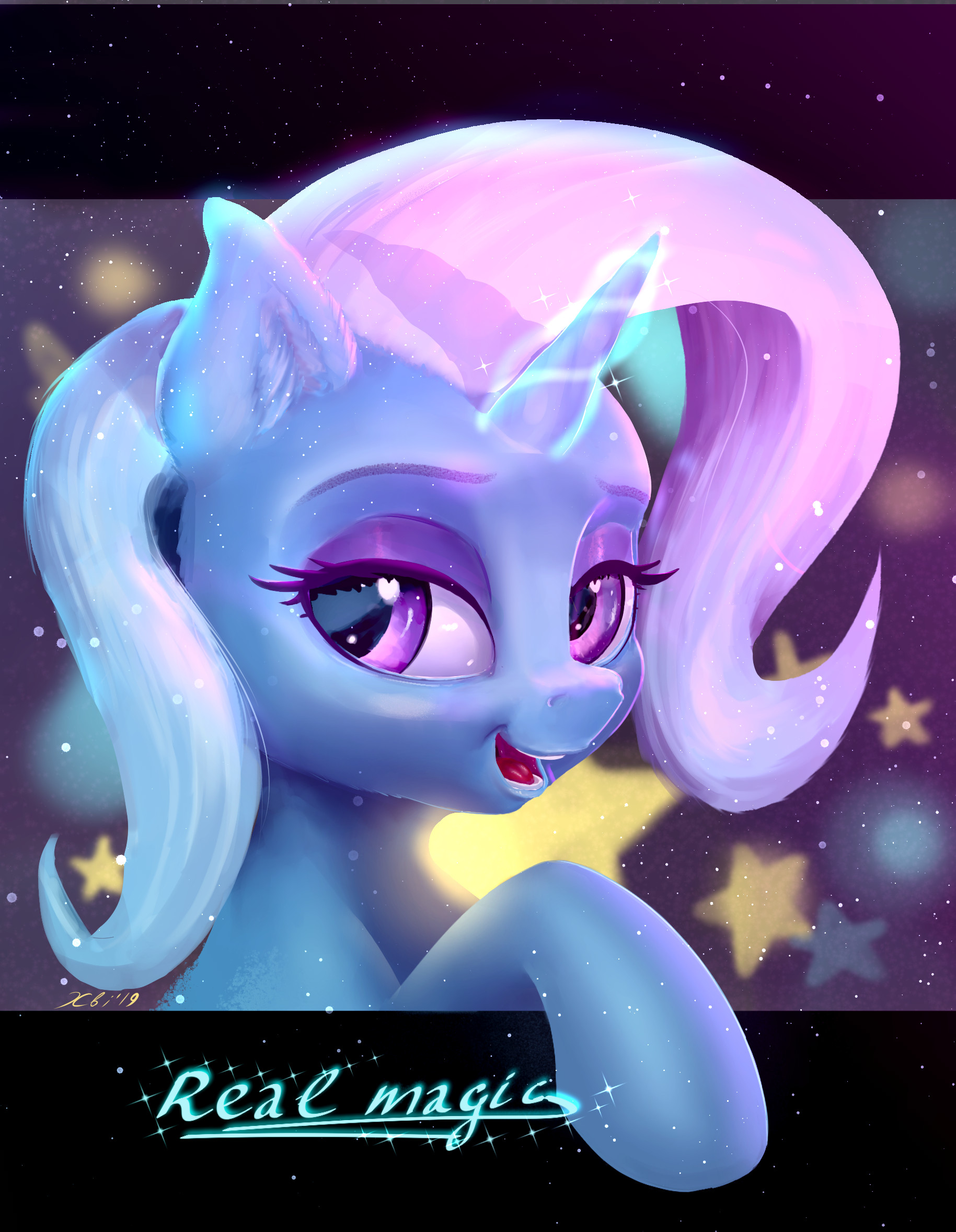 Trixie Lulamoon Real Magic Portrait By Xbi On Deviantart