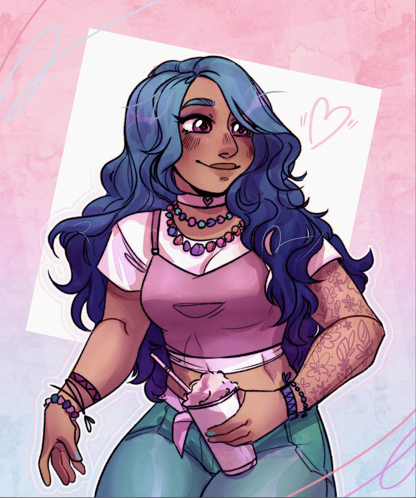 Izzy Moonbow Mlp Humanized By Violetwitchhh On Deviantart
