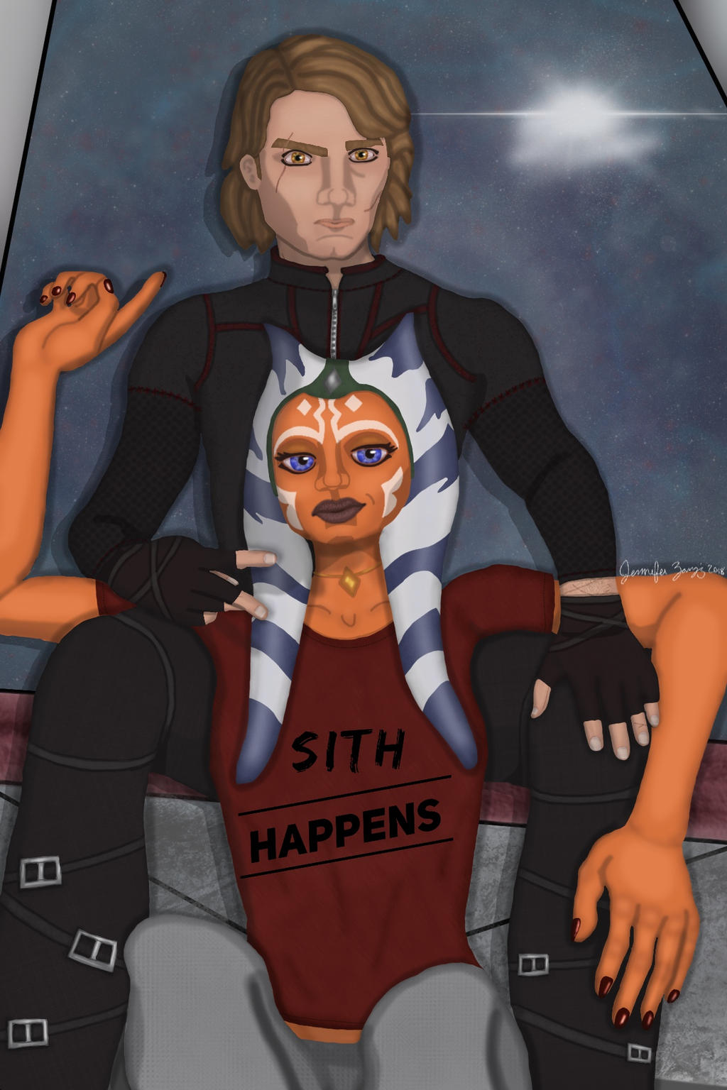 Sithkin And Ahsoka By Jairyn On Deviantart