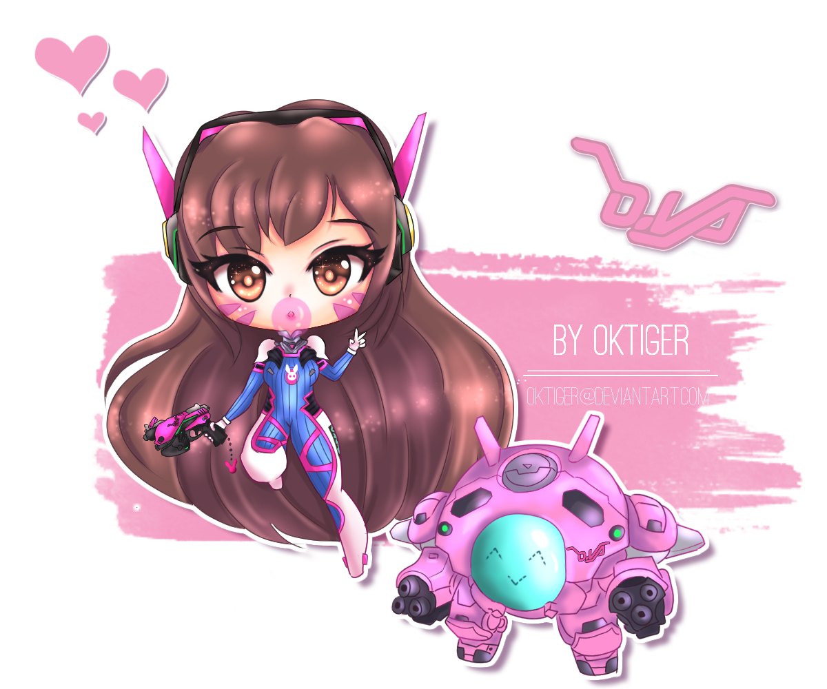 Dva Overwatch By Oktiger On Deviantart