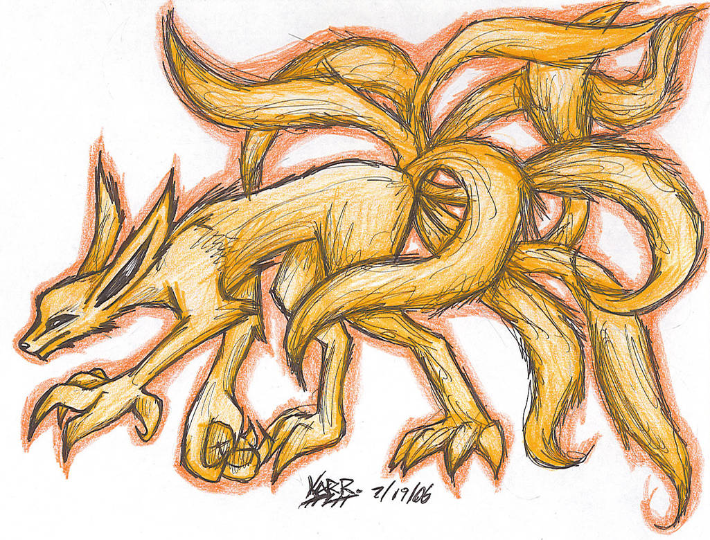 Sealed Kyuubi by KitsuneDra on DeviantArt