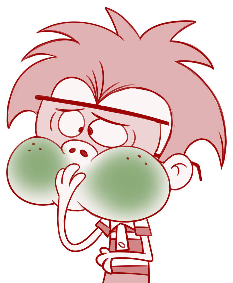 Zack Sick Puffy Cheeks Art By Alrucker On Deviantart