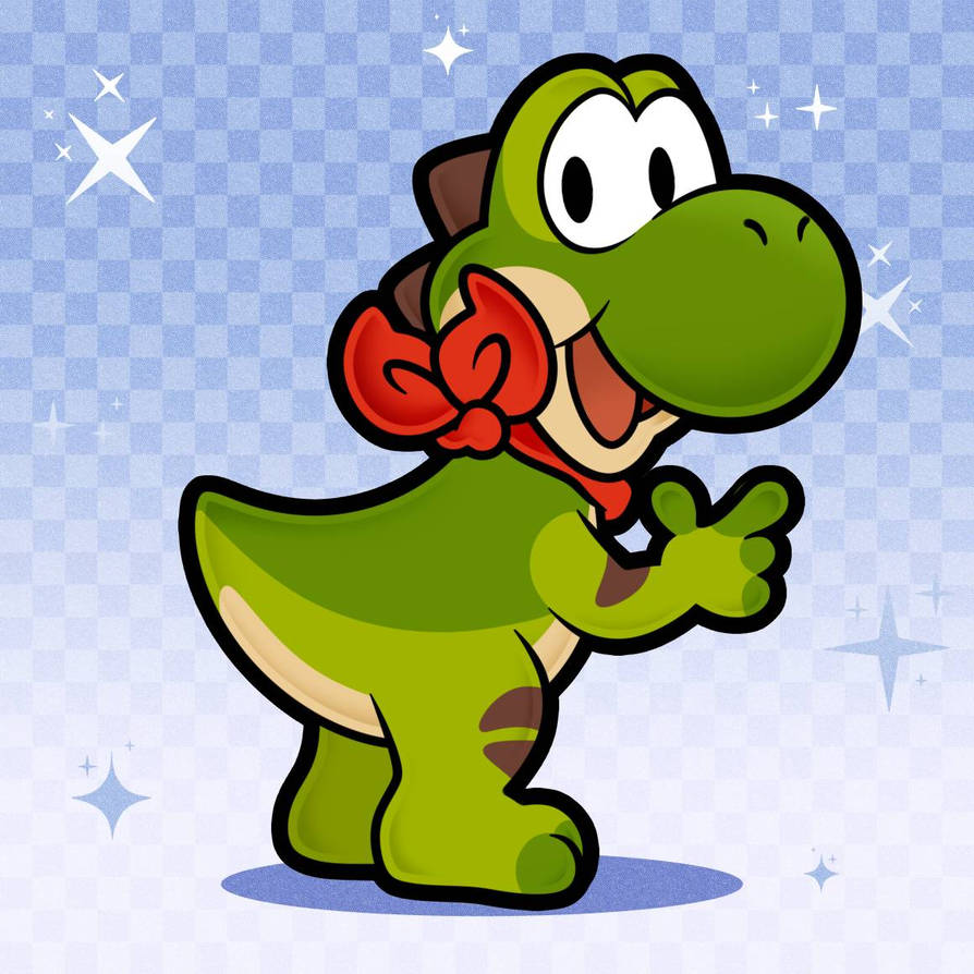 Paper Mario Style Nathan Comm Muzyoshi By Greenyoshi25 On Deviantart