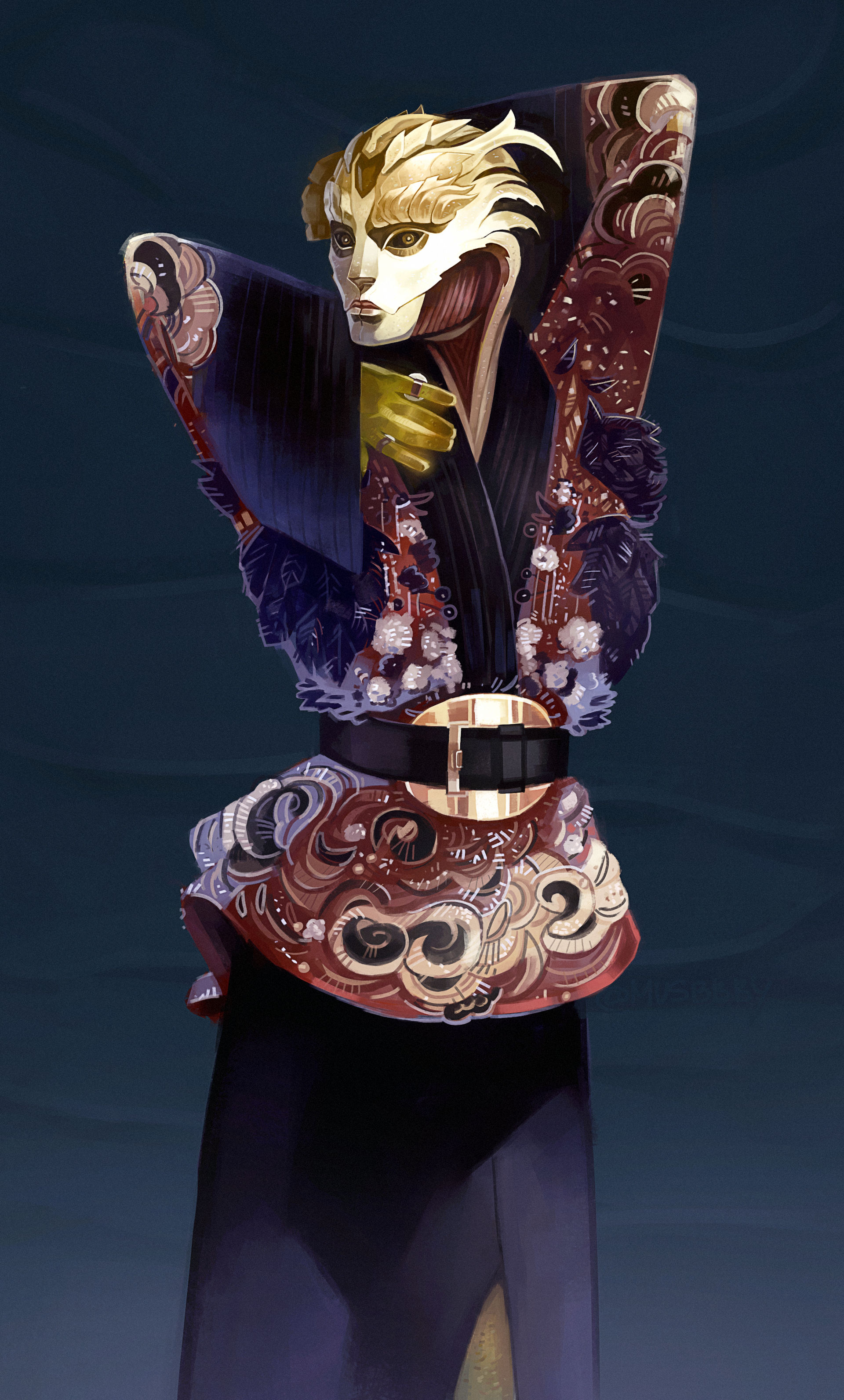 Tessa Arstal Mass Effect Drell Oc By Cuprumrook On Deviantart