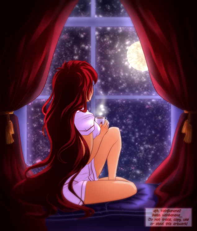 Winter Night By Vainbanana2 On Deviantart