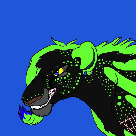 neon kitty grrrrr by CorruptedNightmare on DeviantArt