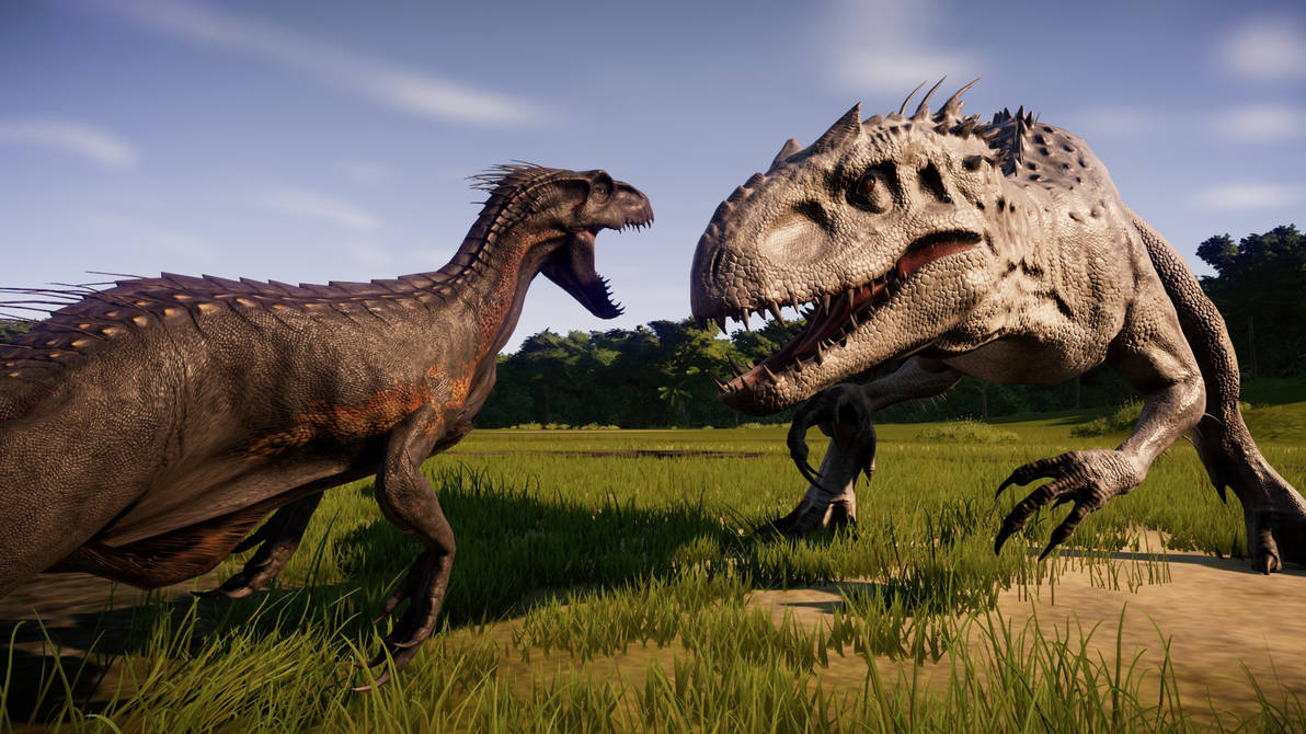 Jurassic World Evolution Indo Vs Indo 03 By Kanshinx3 On Deviantart