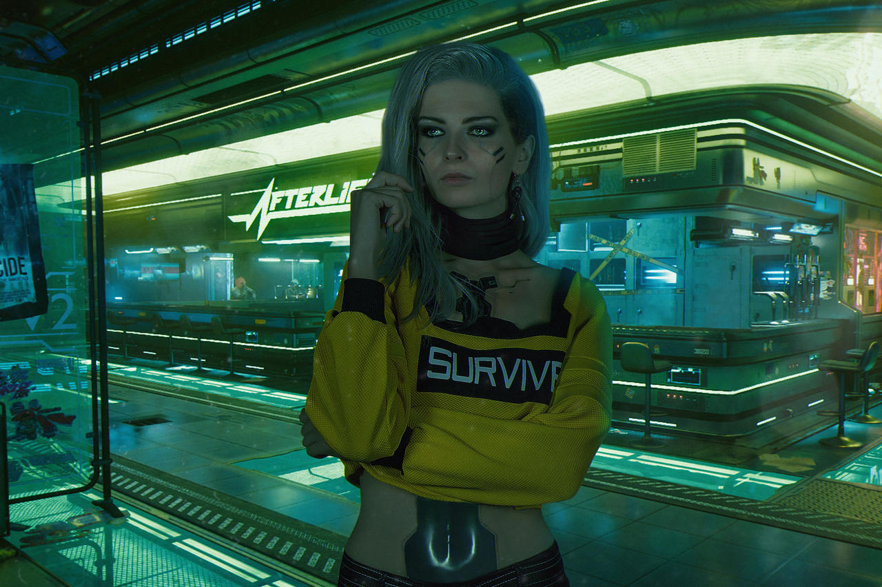 Rogue Amendiares Cosplay Cyberpunk 2077 By Katfromrivia On Deviantart