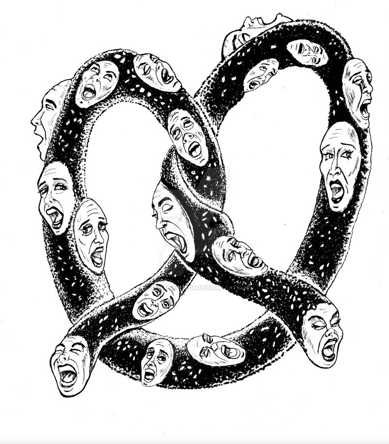 Human Pretzel By Alanfunkdesign On Deviantart
