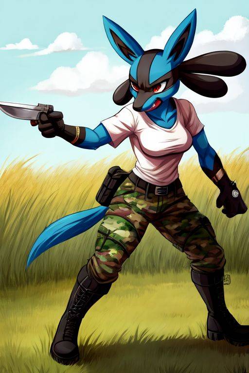 Female Lucario 9 By Blackdelta7 On Deviantart