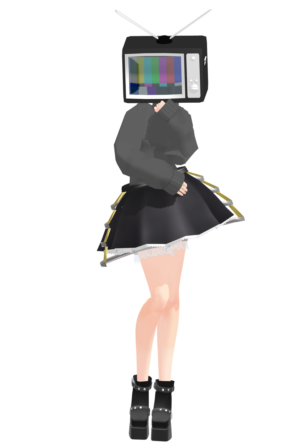Mmd Tv Girl By Torinomih On Deviantart