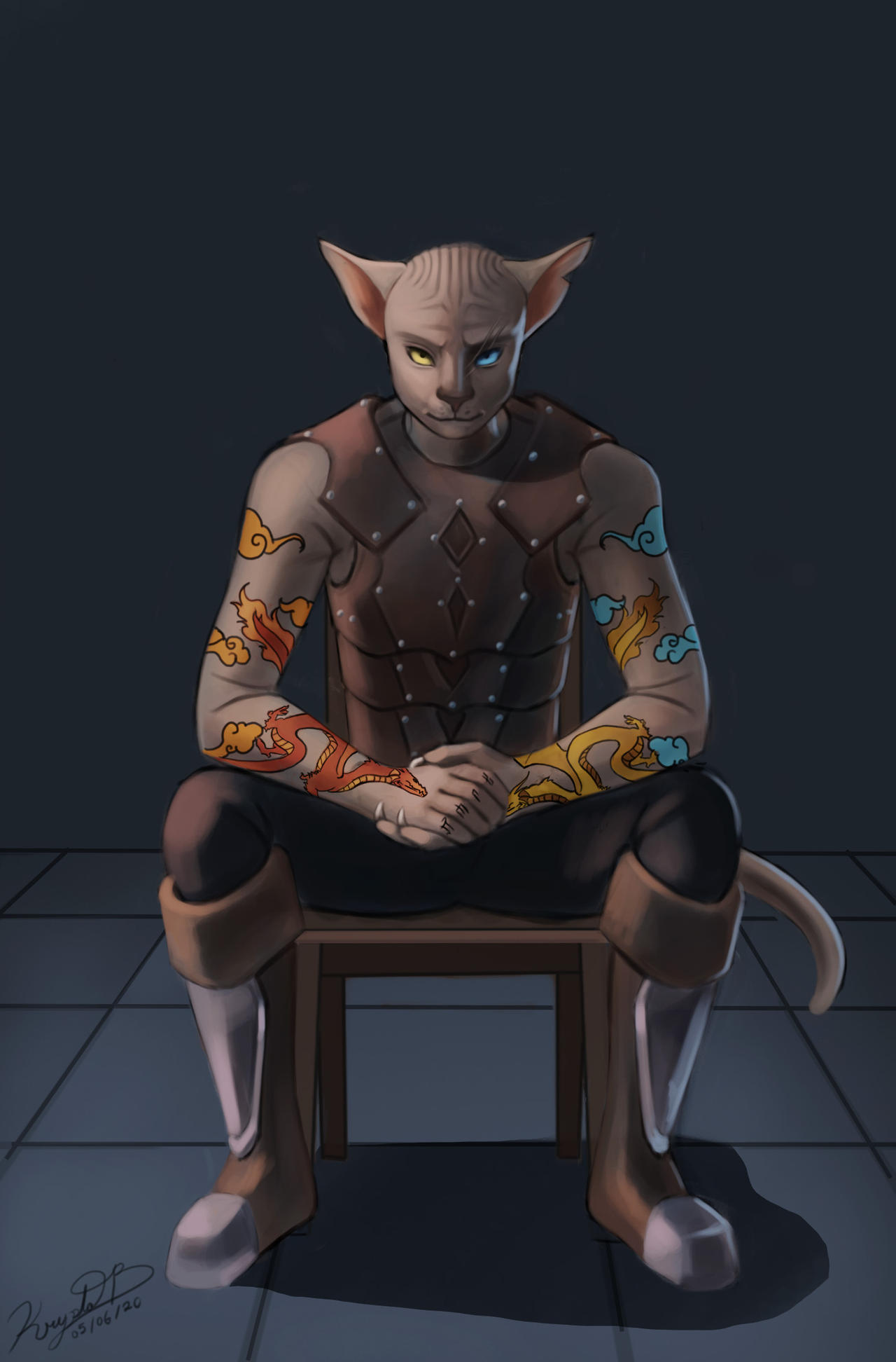 Hairless Tabaxi by TheQuietGirl89 on DeviantArt Hairless Tabaxi by TheQuietGirl89 on DeviantArt