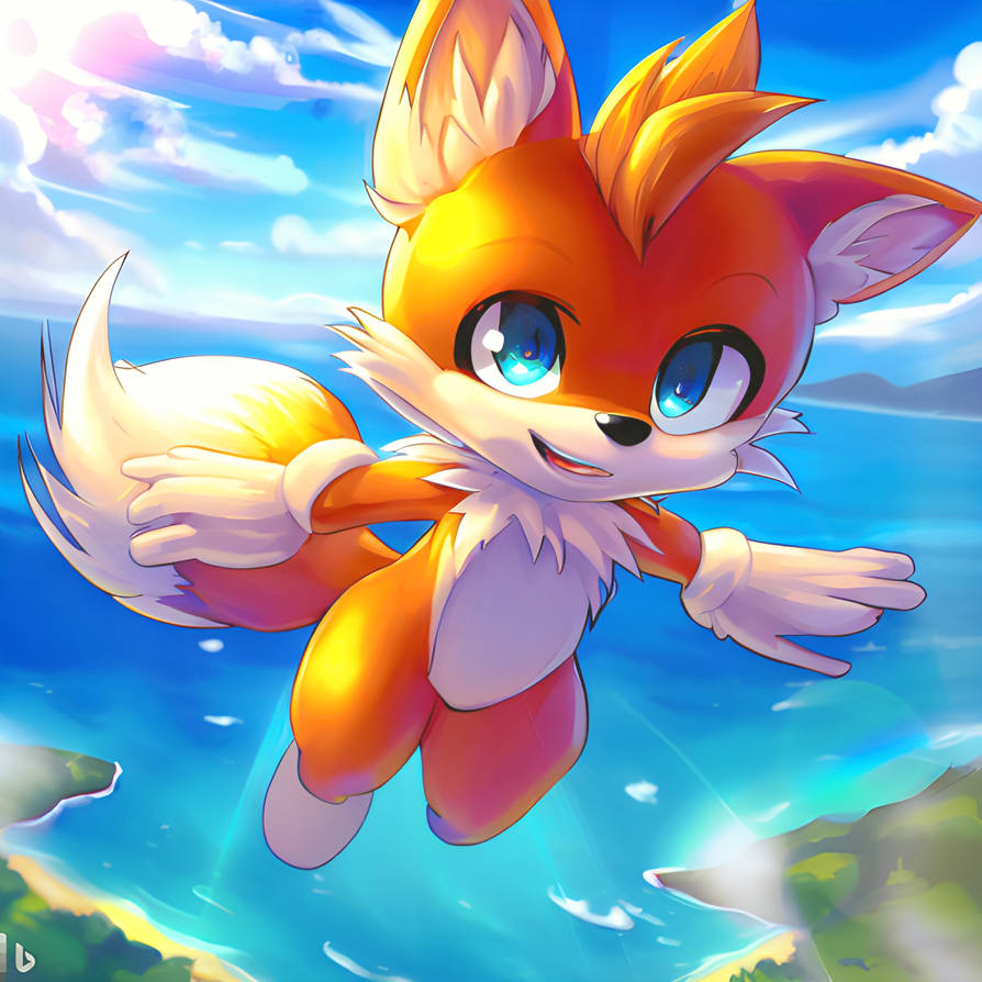 Tails Flying On West Side Island Bing Ai Art By Rayeina35 On Deviantart