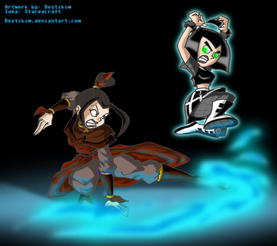 Sam Vs Azula By Niban Destikim On Deviantart