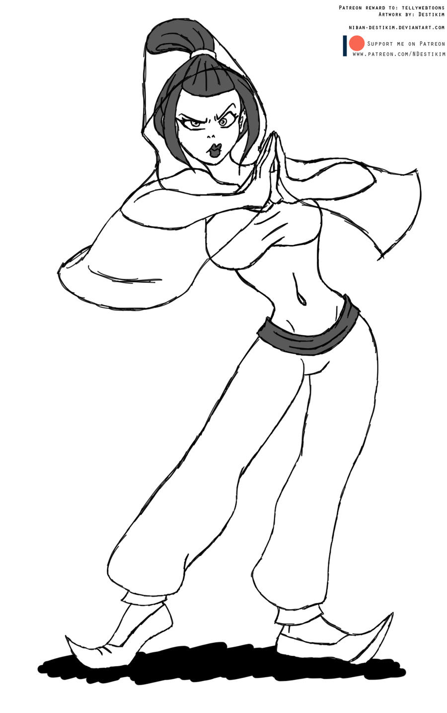 Patreon Reward Azula Belly Dancing By Niban Destikim On Deviantart