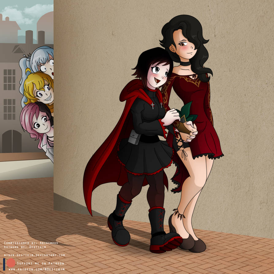 Commission Date At Vales Sidewalk By Niban Destikim On Deviantart