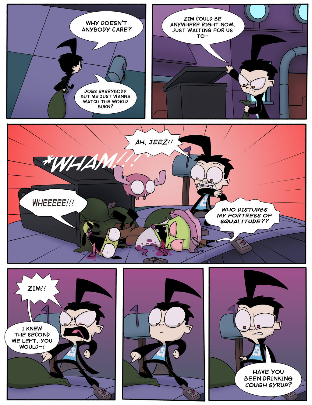 Invader Zim The Road To Nowhere Pg 22 By Deldiz On Deviantart