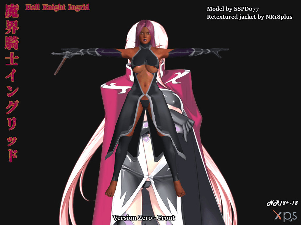 Hell Knight Ingrid Jacket Retexture Comparison GIF By NR18plus On hell-knight-ingrid-jacket-retexture-comparison-gif-by-nr18plus-on