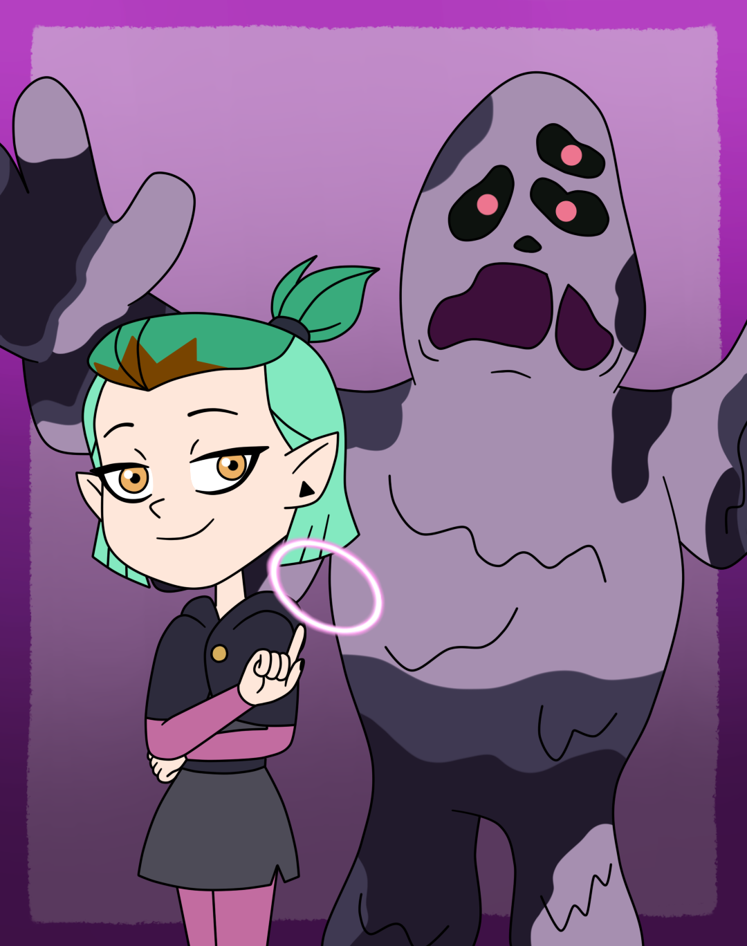 Amity Blight creates Abomination summoning by Deaf-Machbot on DeviantArt Amity Blight creates Abomination summoning by Deaf-Machbot on DeviantArt