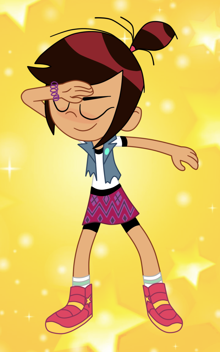 Molly Mcgee Hits A Victory Dab By Deaf Machbot On Deviantart