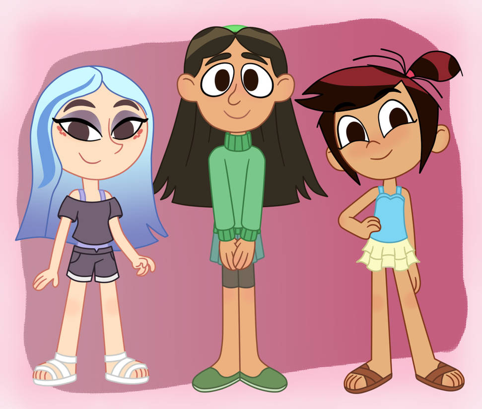 Andrea Libby And Molly Are All Pretty Outfits By Deaf Machbot On Deviantart