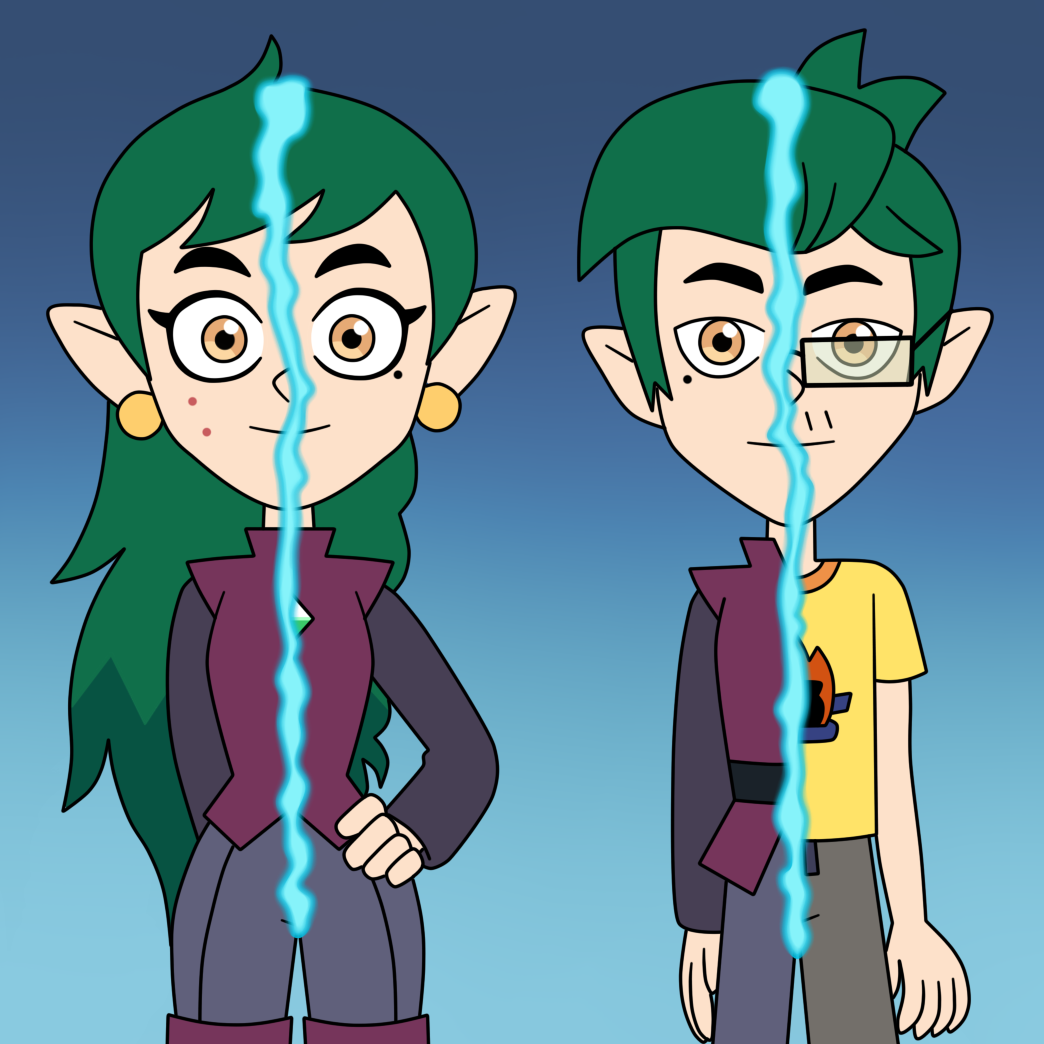 Emira And Edric Are Between True And False Forms By Deaf Machbot On Deviantart