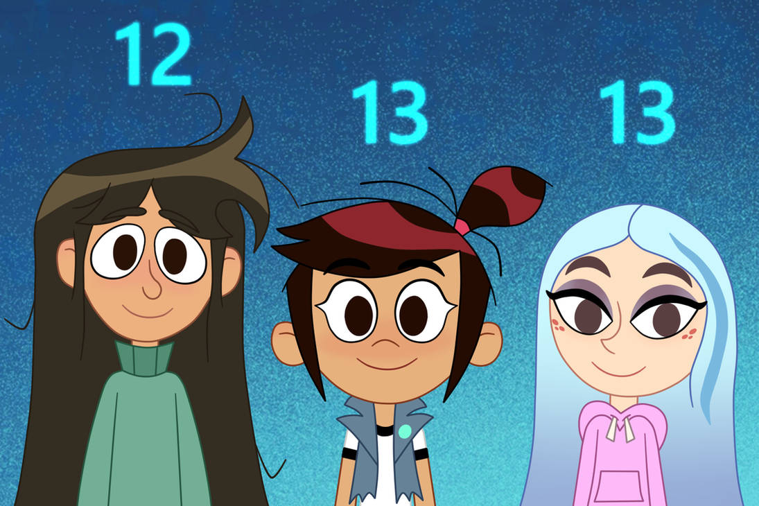 Libby Molly And Andrea In The Actual Ages By Deaf Machbot On Deviantart