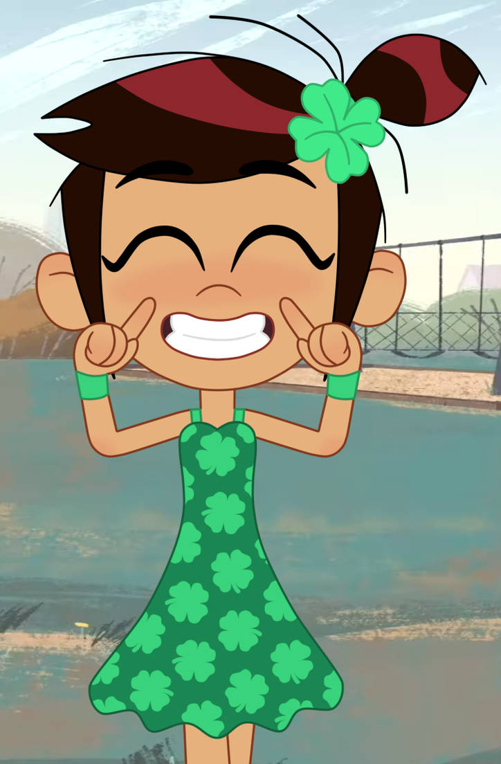 Molly Smiles With A Cute Clover Pattern Dress By Deaf Machbot On Deviantart